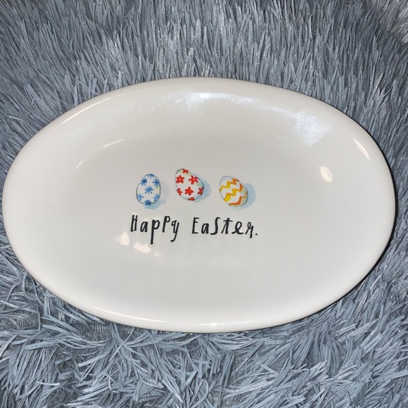 Rae Dunn | Other | Rae Dunn Happy Easter Easter Egg Small Plate | Poshmark